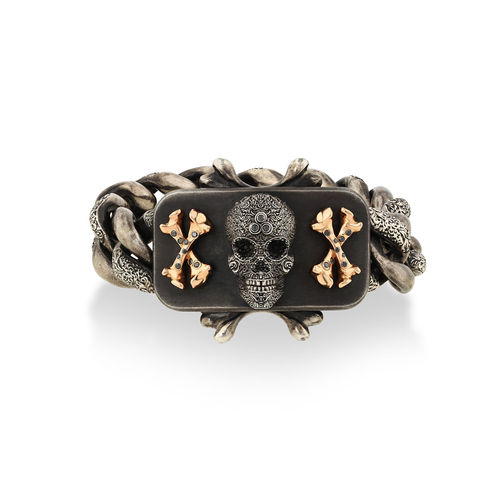 KALI BLACK DIAMOND CHAIN BRACELET – Bee Goddess