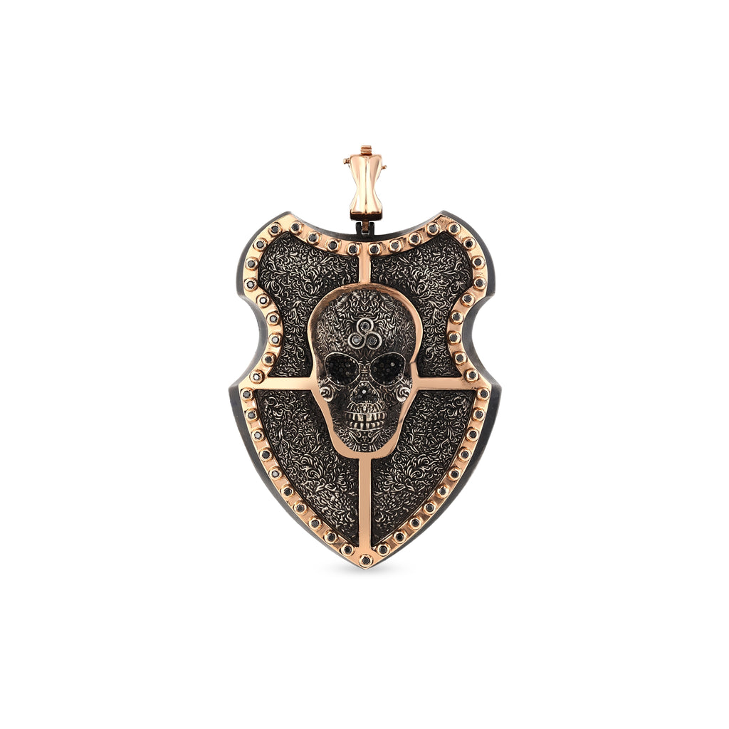 KALI BLACK DIAMOND GOLD & SILVER PENDANT – Bee Goddess
