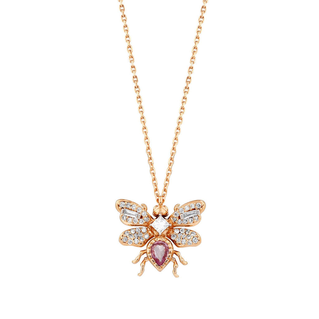 Honeybee Diamond Necklace – Bee Goddess
